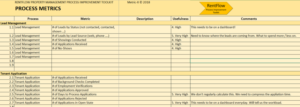 Process Improvement Toolkit - Metric-X